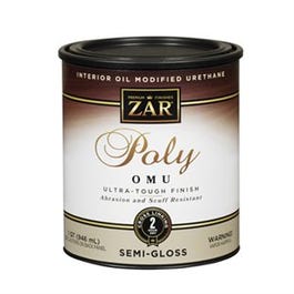 Polyurethane OMU, Interior, Oil Modified Wood Finish, Semi-Gloss, Qt ...